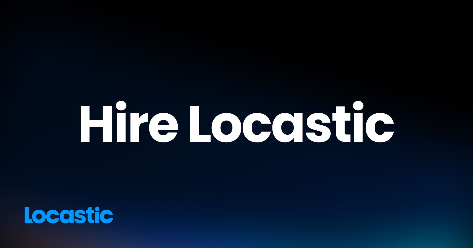 Let's make it happen - Hire Locastic | Locastic